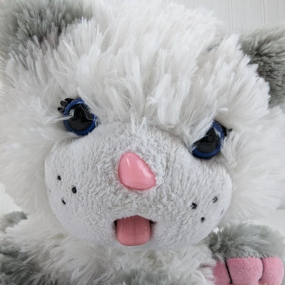 Toys | Cabbage Patch Kids Cat Plush Set Stuffed Animals White Gray ...